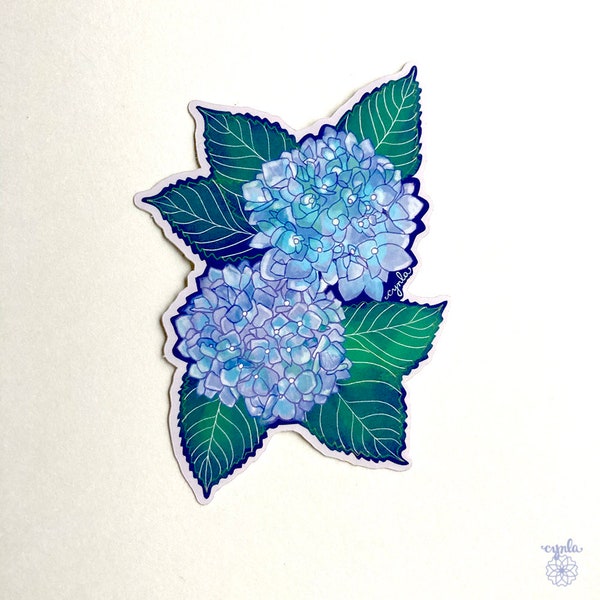 Hydrangea Stickers - Etsy