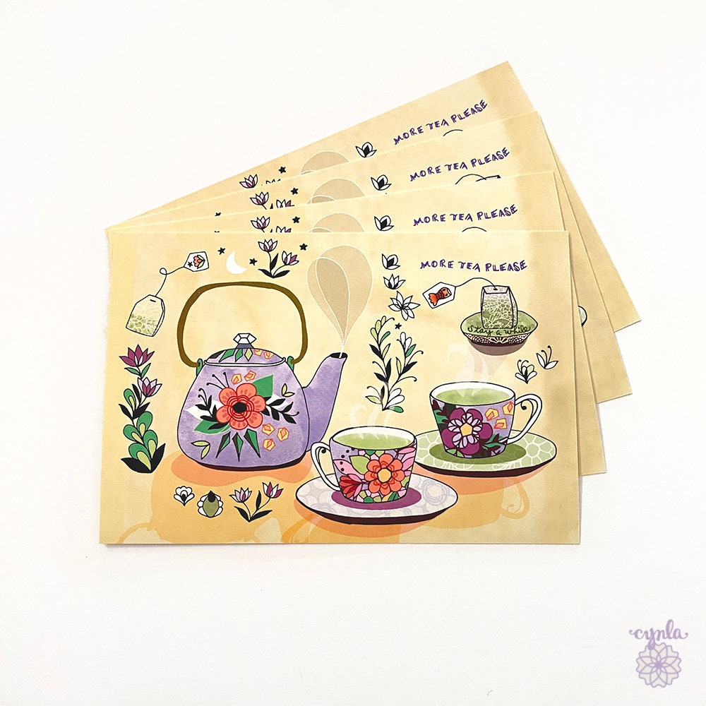 Vintage Tea Party Postcards