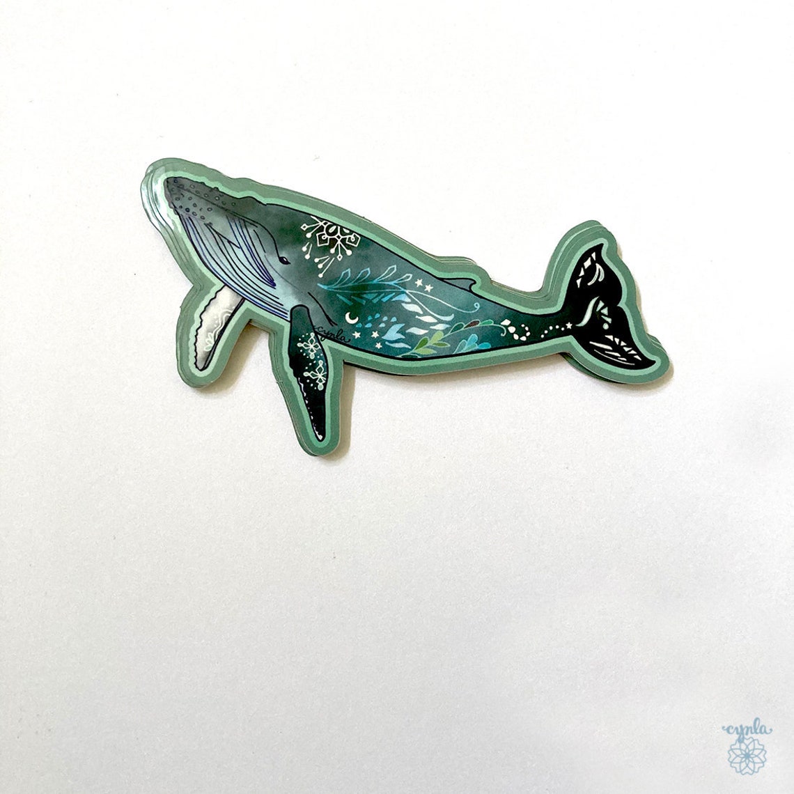 Humpback Whale Sticker Ocean Stickers 3 Inch Vinyl Blue - Etsy