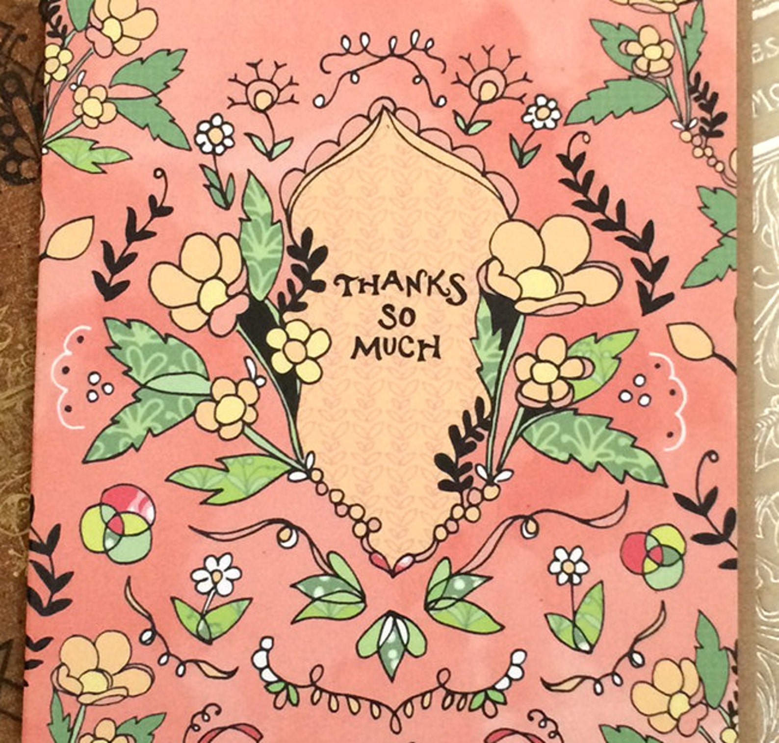 Thank You Cards Thanks so Much Greeting Cards Thank You | Etsy