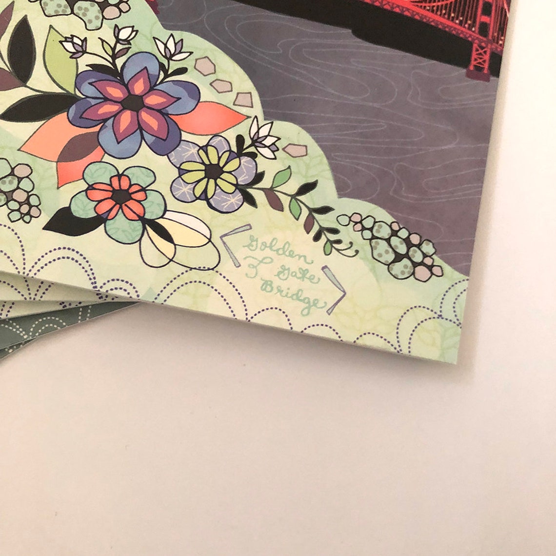 San Francisco Card Golden Gate Bridge Greeting Card San - Etsy
