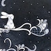 Starry Bunny Happy Birthday Card - Constellation Card Bunny Lover Card ...