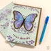 Blue Morpho Butterfly Greeting Card - Butterflies Birthday Card Blue ...