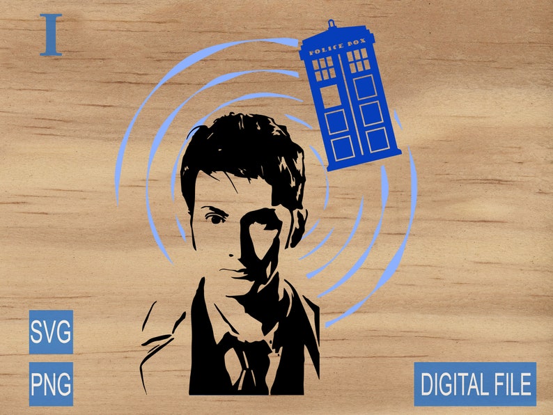 Doctor Who svg Dr Who svg Tardis svg Tenth Doctor svg 10th | Etsy