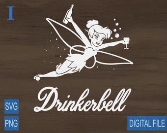 Drinkerbell Svg - Etsy