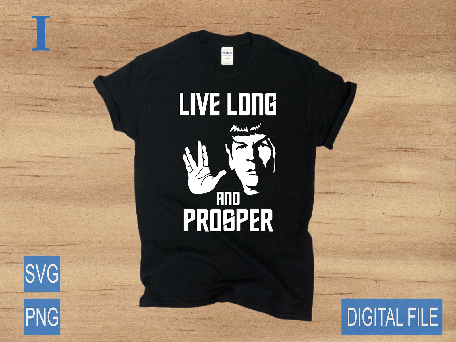 Spock Svg Live Long and Prosper Svg Star Trek Svg Cut File - Etsy