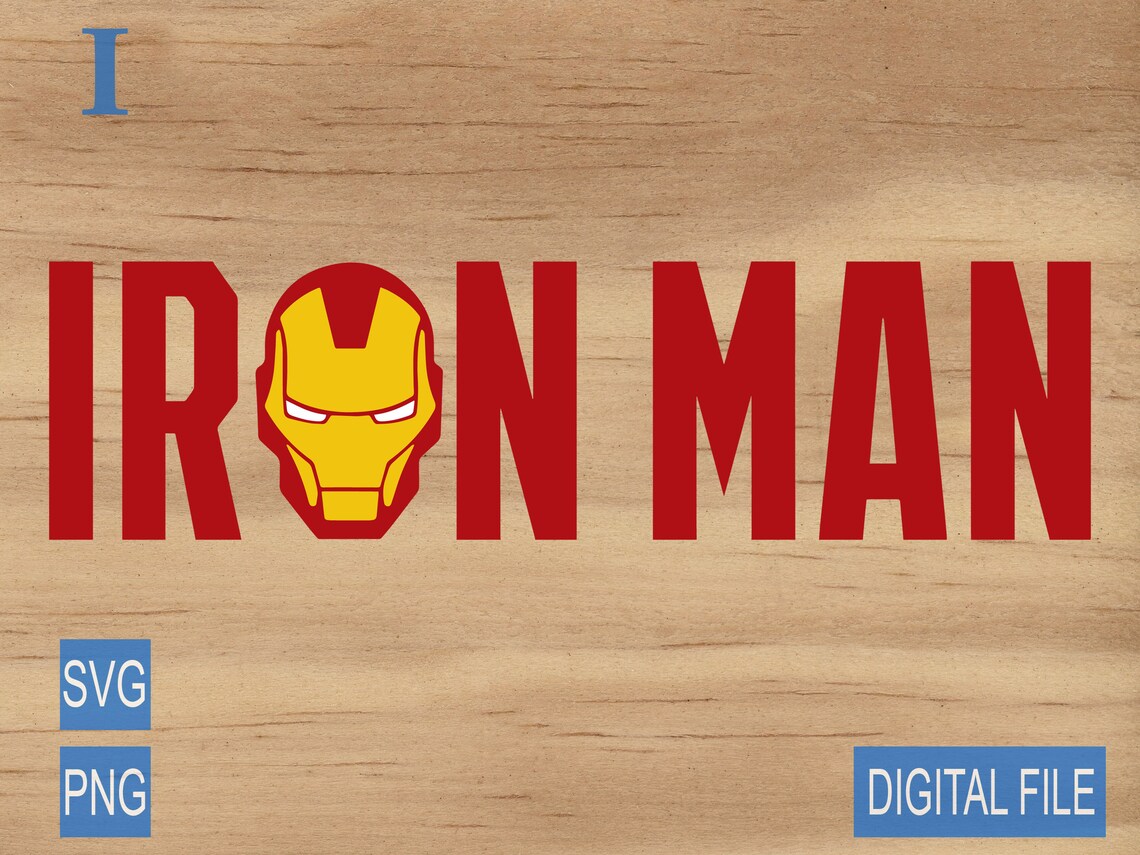 Iron Man Svg Iron Man Text Svg Layered Svg Avengers Svg Cut - Etsy Canada