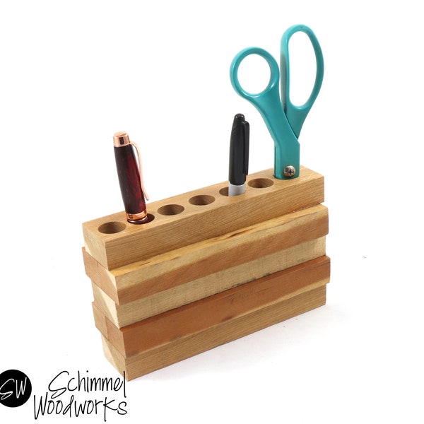 Wood Desk Organizer - Etsy