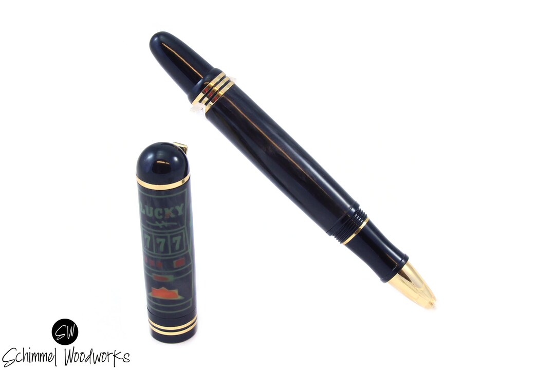 Lucky #7 Slot Machine Pen - Etsy