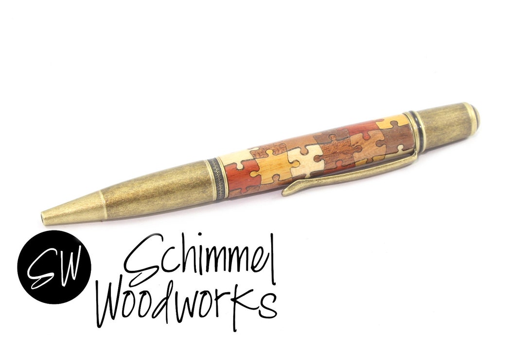 Wood Puzzle Pen - Etsy