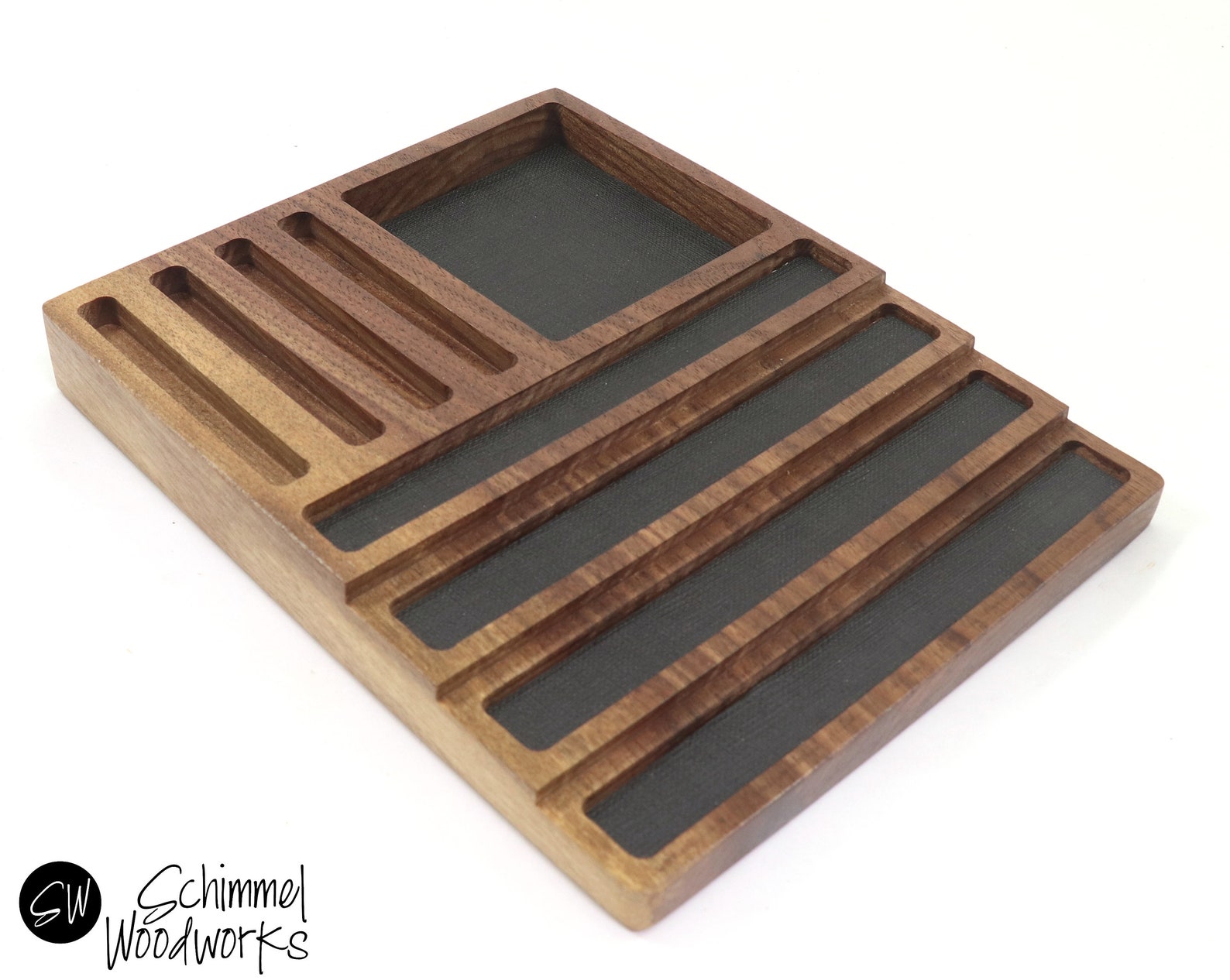 Cherry Fountain Pen Tray With Desk Organizer. Slot for Extra - Etsy