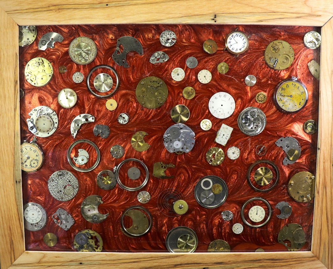 Vintage Watch Part Steampunk Wall Art - Etsy