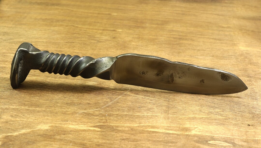 Railroad Knife - Railroad Spike Knife - Bladesmithing Done in Gilbert ...