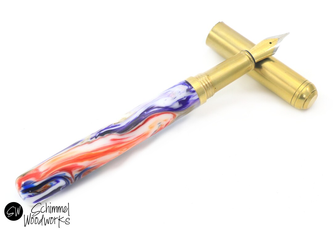 Phoenix Brass Bespoke Fountain Pen - Etsy