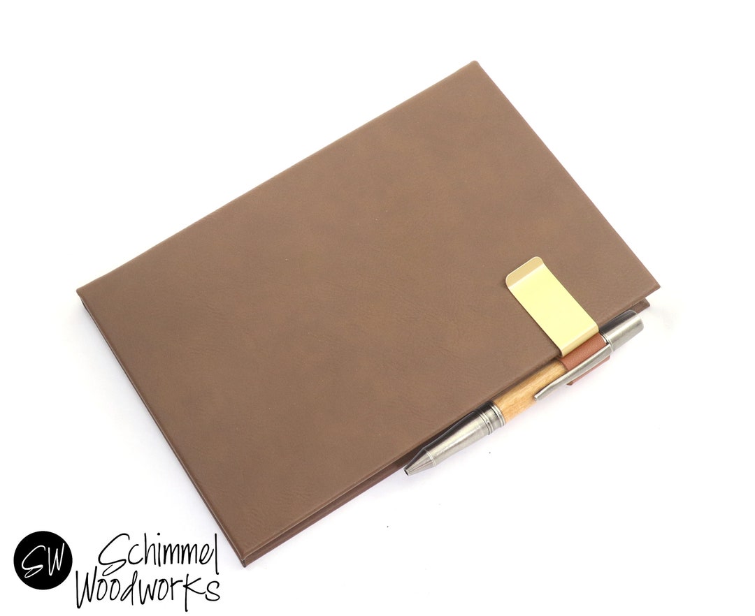 Retro Leather Notebook Clip for Pen - Secure Leather Loop for Your ...