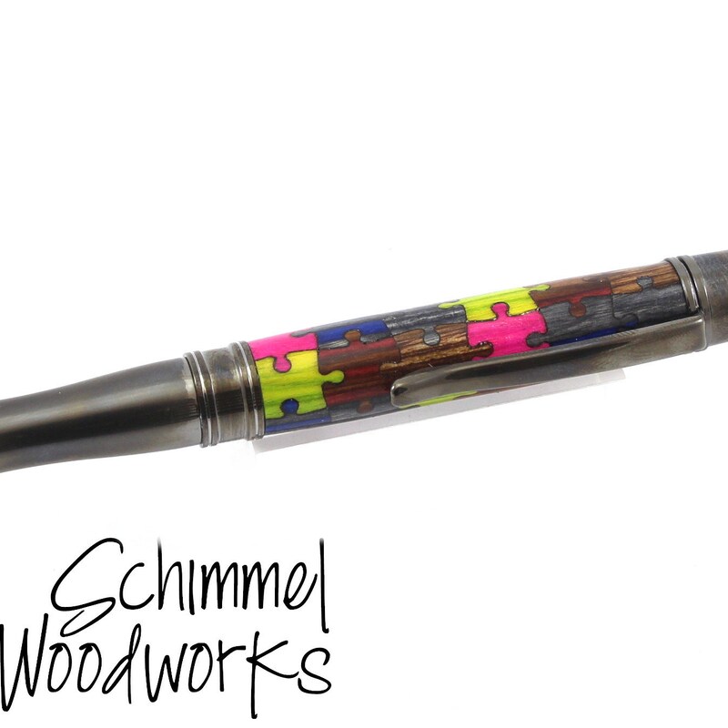 Puzzle Piece Writing - Etsy