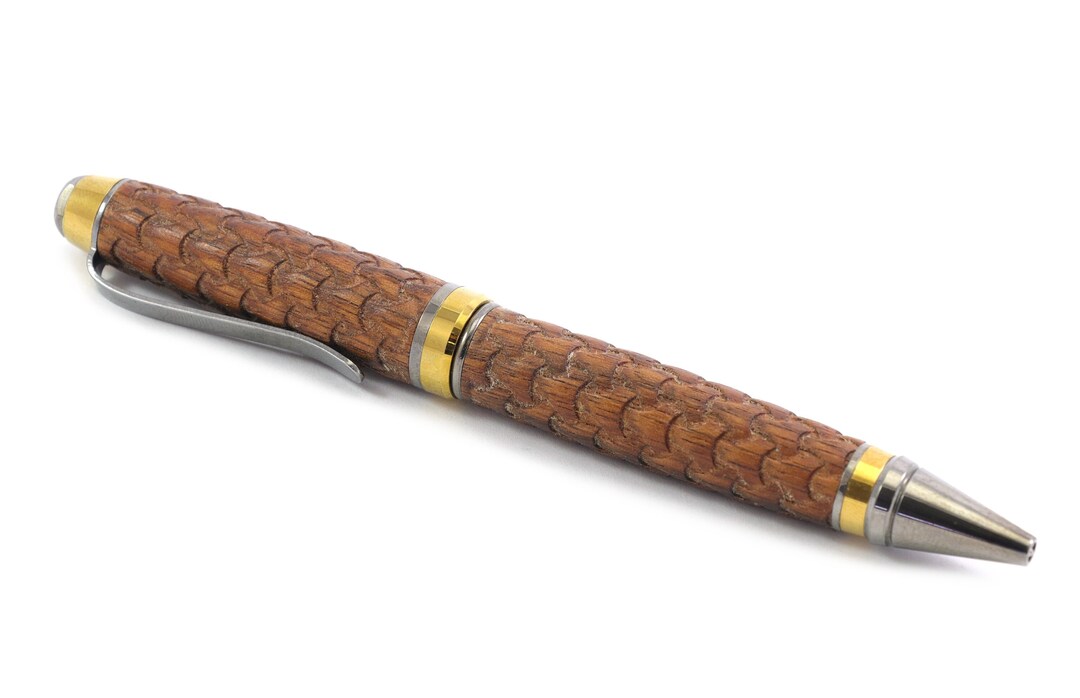 Woven Wood Gentlemen's Pen - Etsy