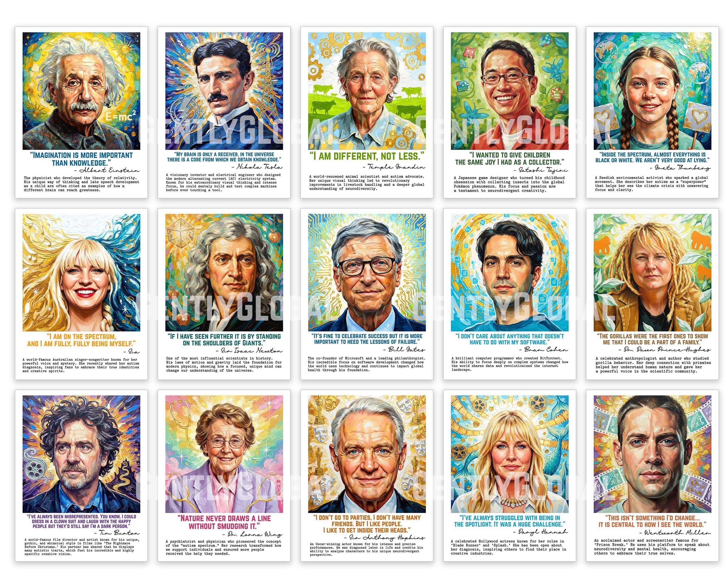 Autism Acceptance Month Posters, Set of 50 Bulletin Board Displays ...