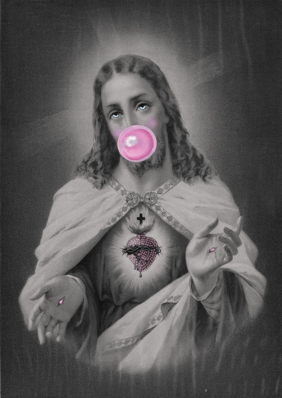 Religious Humour Jesus Birthday Card Religious Kitsch Card - Etsy UK