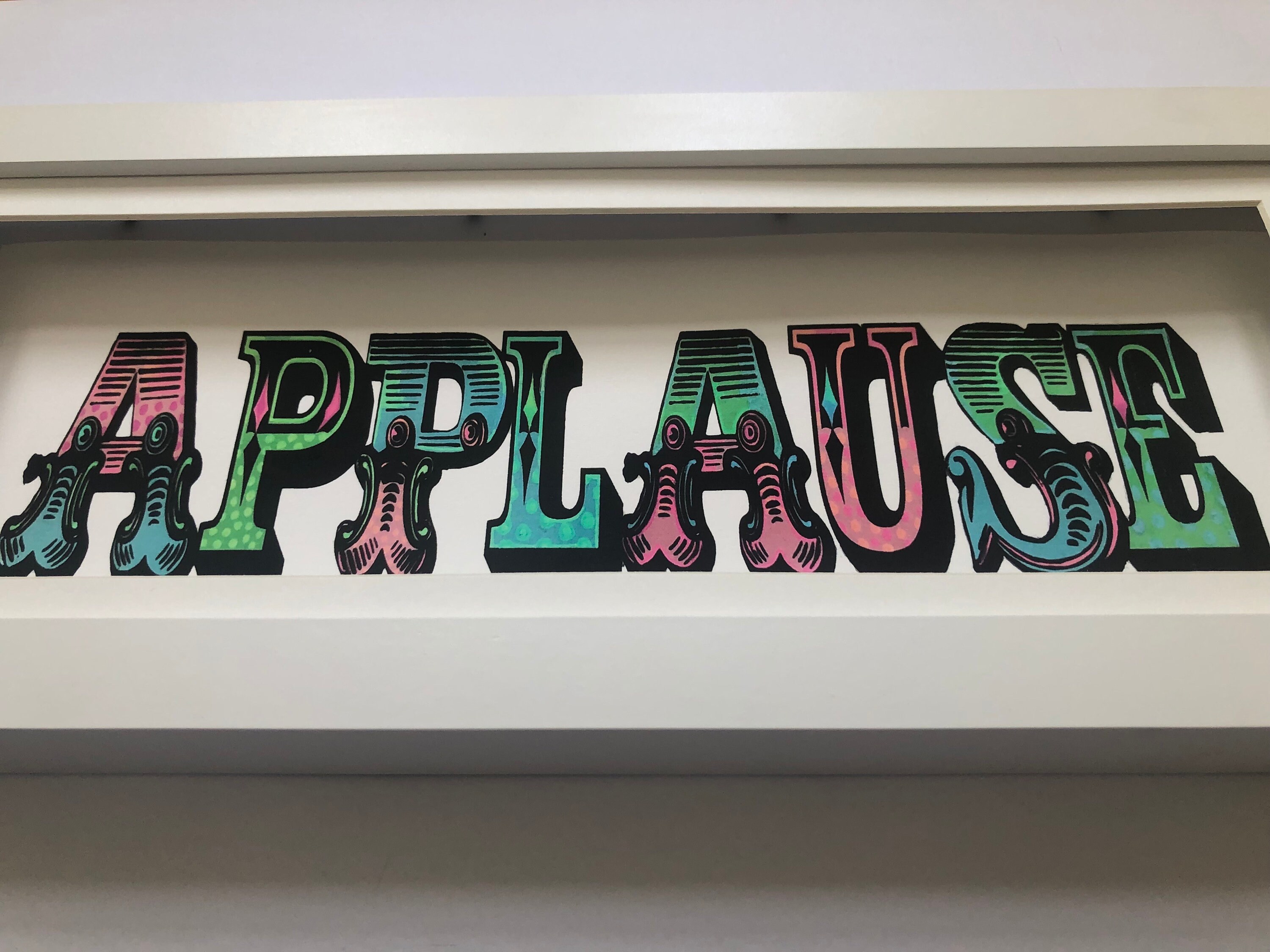 Applause Sign, Circus Sign, Adult Print, Encouragement Art, Bar Sign ...