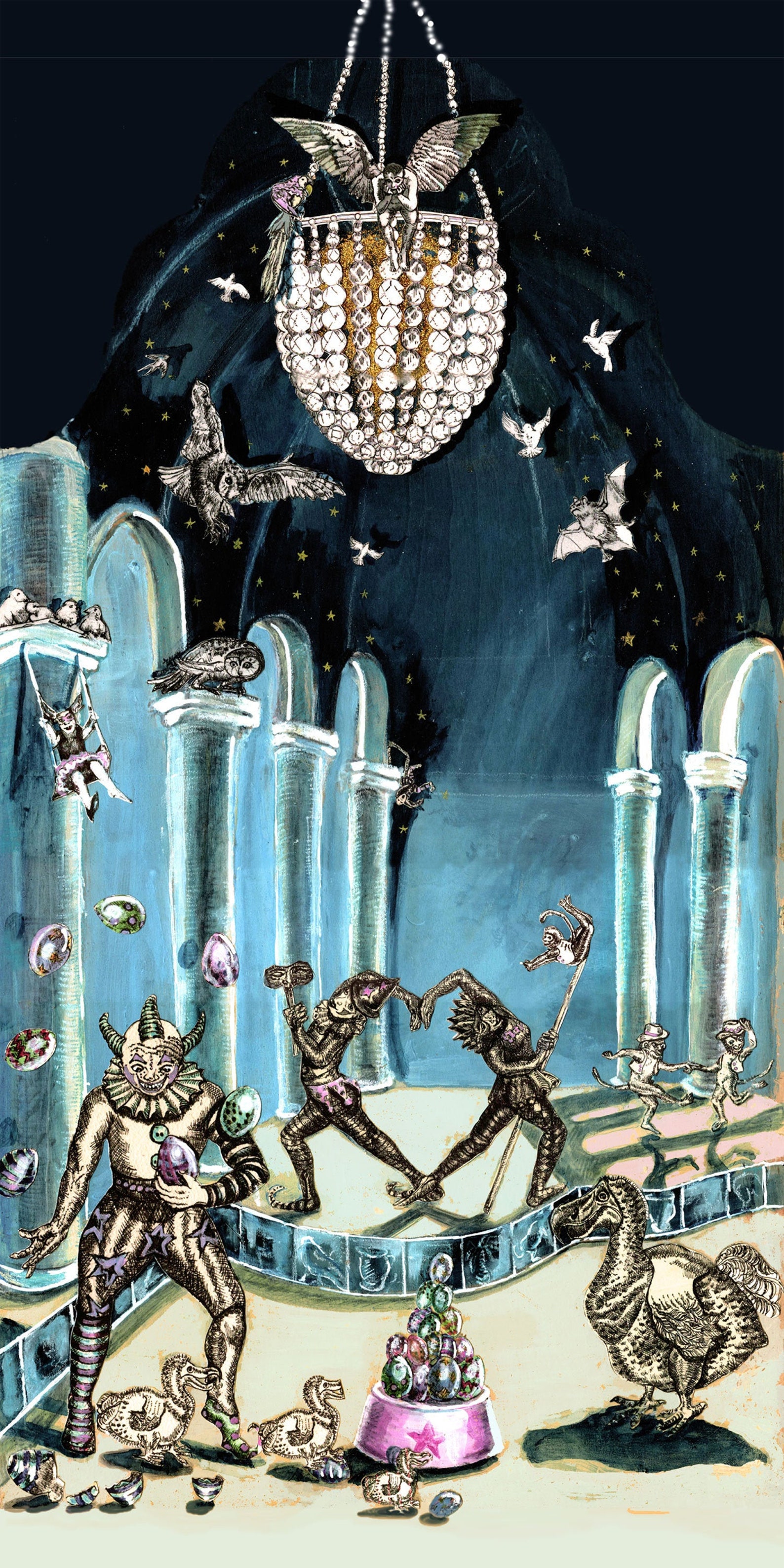 Birthday Card Goth Circus Birthday Card Clown Card Gothic - Etsy