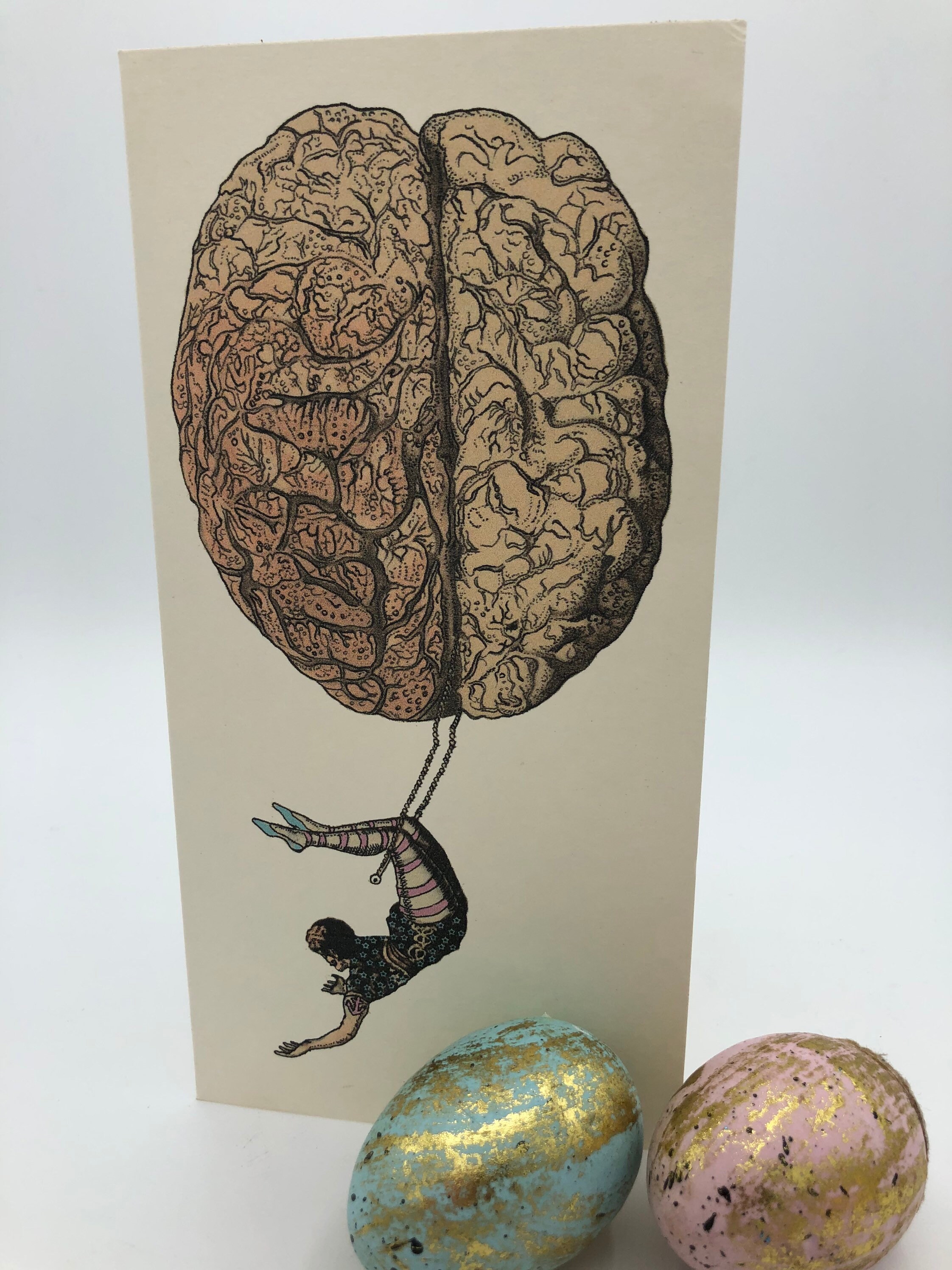 Anatomy Card Human Anatomy Brain Card Circus Trapeze Card - Etsy UK