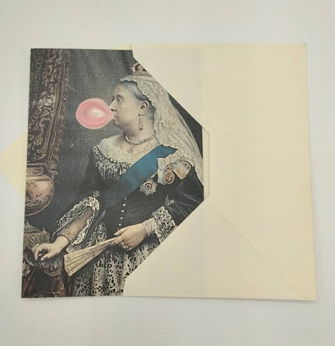Queen Victoria British Royal Family Bubblegum Queen Card - Etsy UK