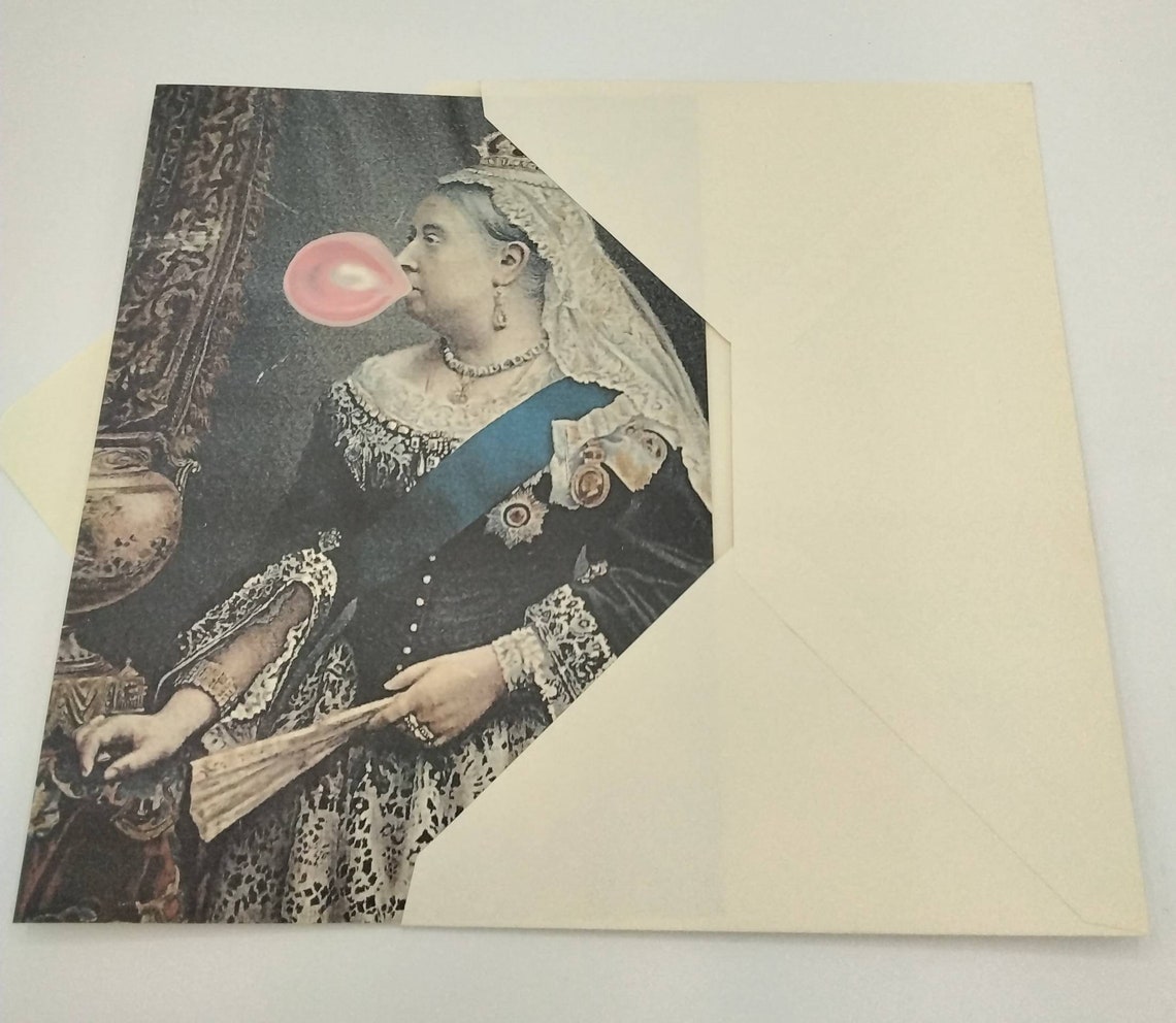 Queen Victoria, British Royal Family, Bubblegum Queen Card, Fun Queen ...