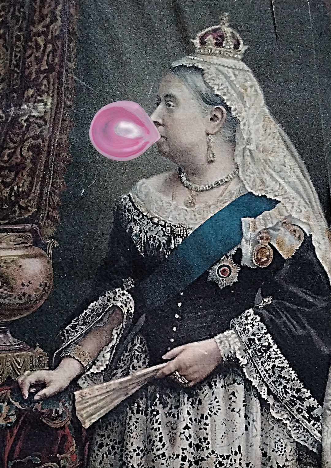 Queen Victoria, British Royal Family, Bubblegum Queen Card, Fun Queen ...