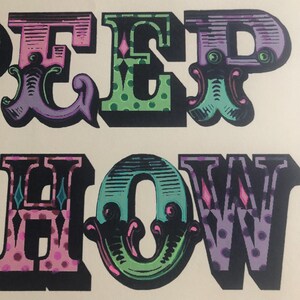 Peep Show Print, Circus Sign, Adult Print, Funny Quote, Bathroom Poster ...