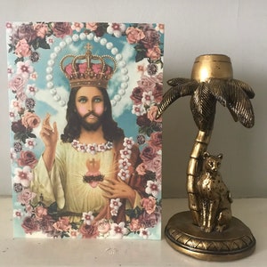 Jesus Birthday Card Religious Kitsch Funny Jesus Altered - Etsy