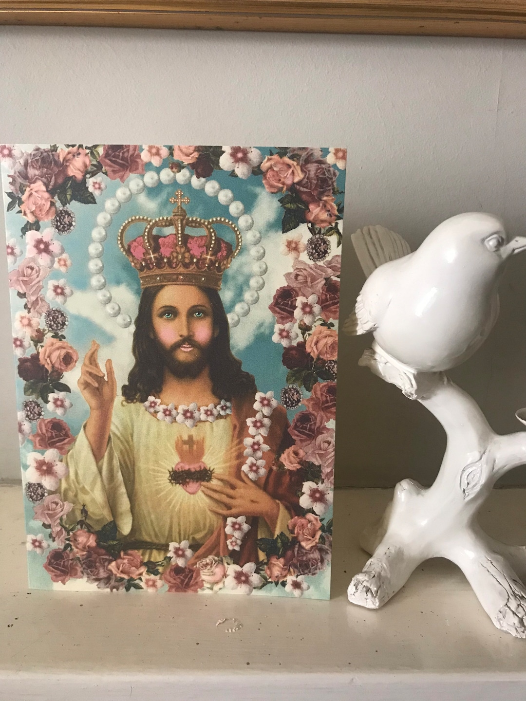Jesus Birthday Card, Religious Kitsch, Funny Jesus, Altered Art ...