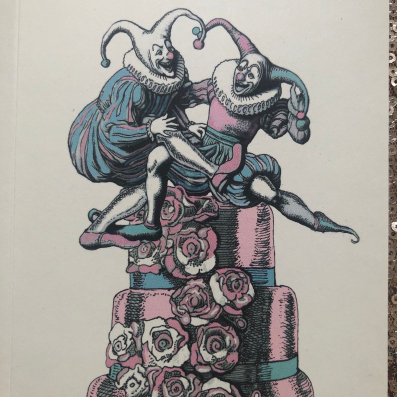 Circus Clown Birthday Card, Any Occasion Card, Clown Birthday Card ...