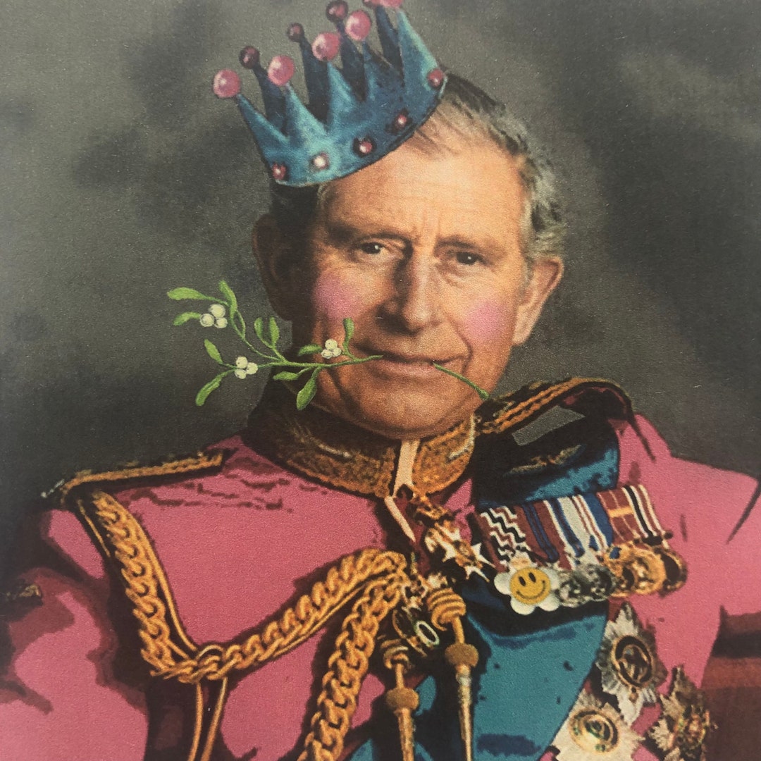 King Charles King Charles Iii Funny Christmas Card Royal - Etsy