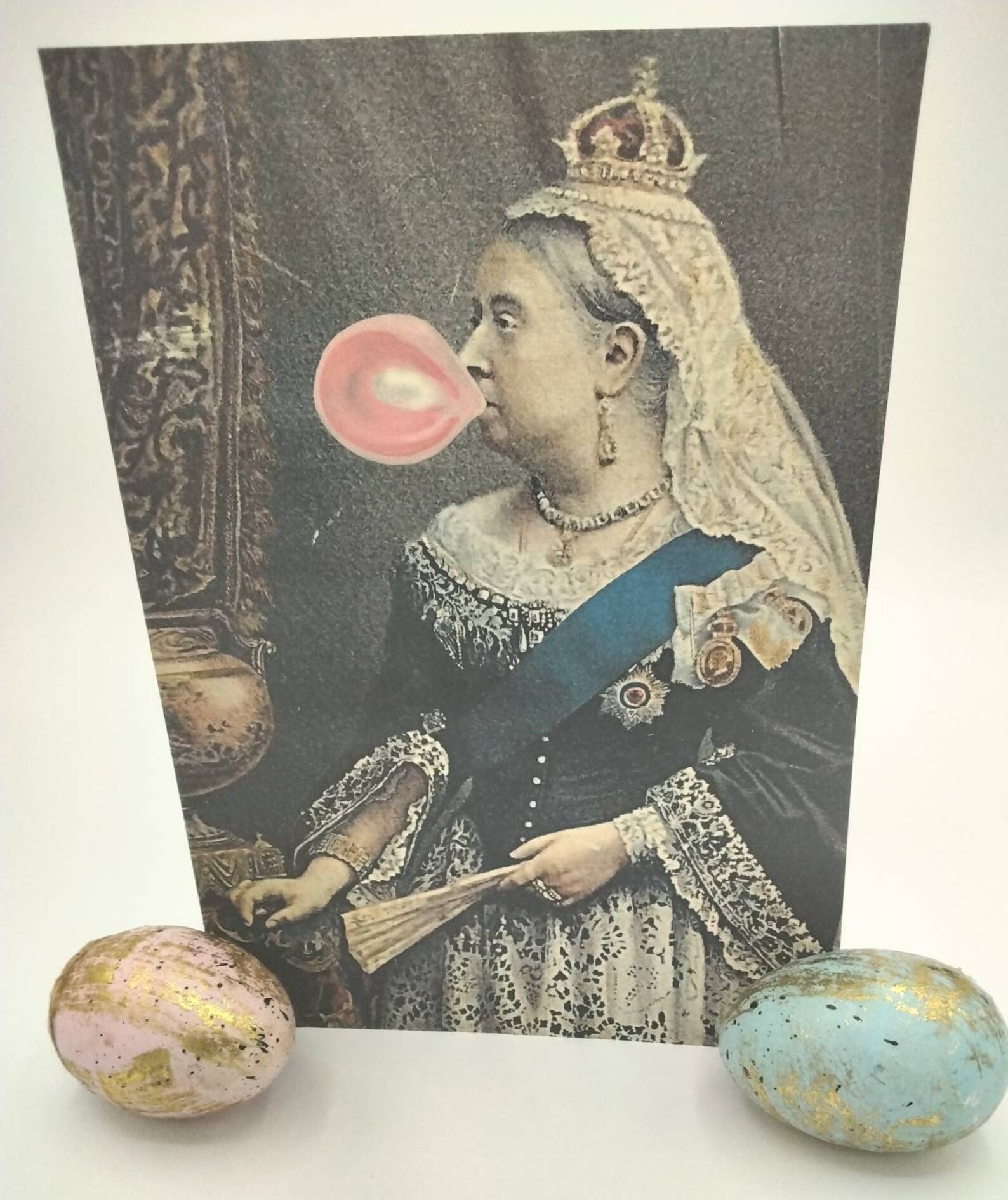 Queen Victoria, British Royal Family, Bubblegum Queen Card, Fun Queen ...