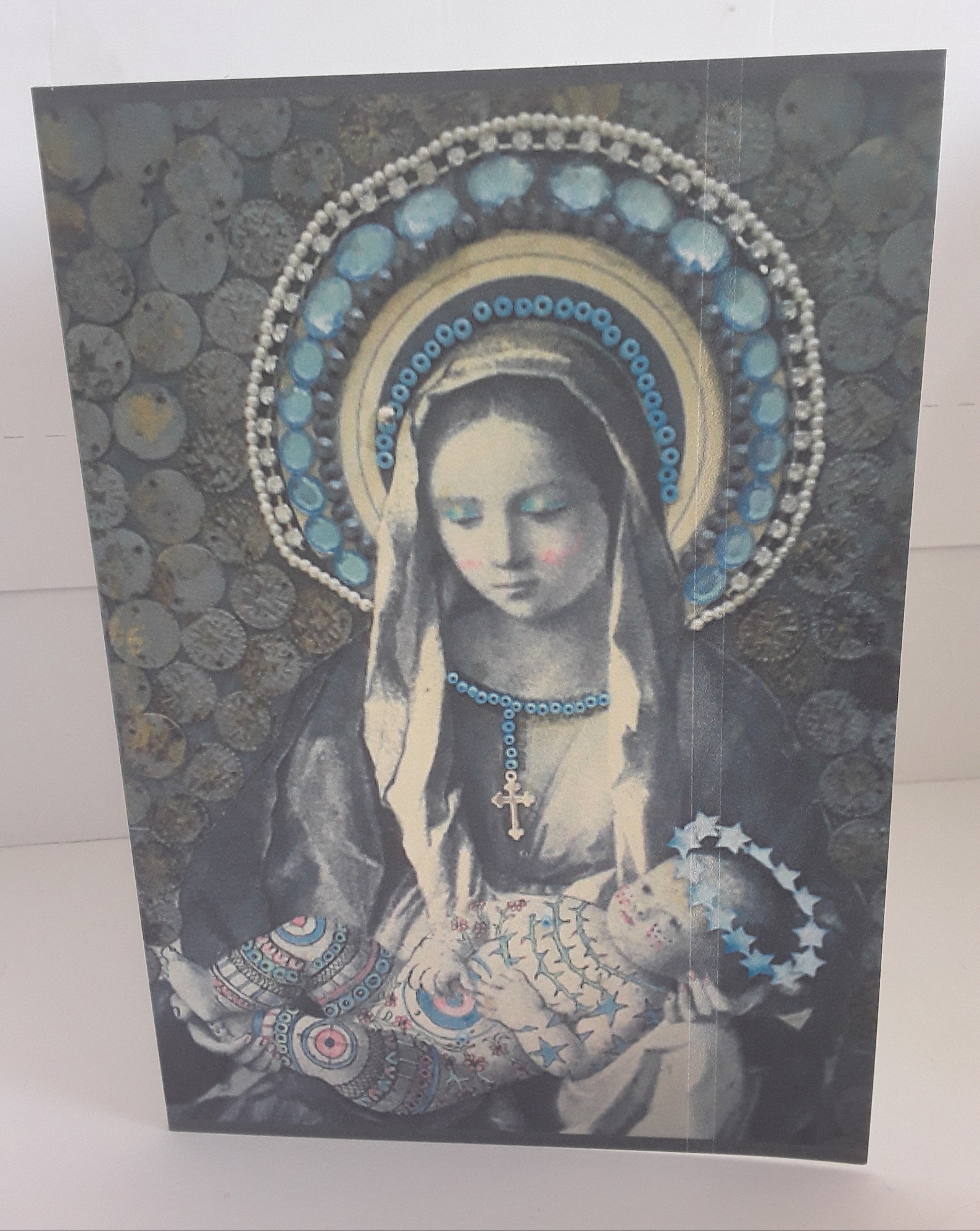 Modern Religious Card, Religious Humour, Madonna & Child Card, Unusual ...
