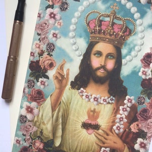 Jesus Birthday Card Religious Kitsch Funny Jesus Altered - Etsy