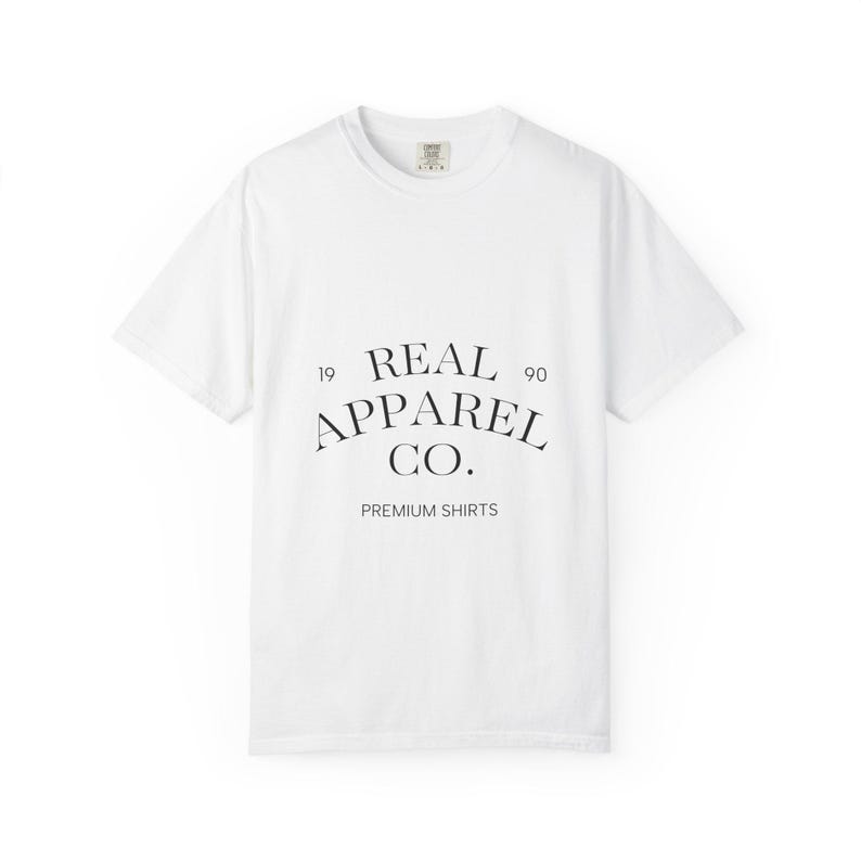 Real Apparel Co. Logo T-shirt | Vintage Logo Tee, Minimal Graphic Shirt ...