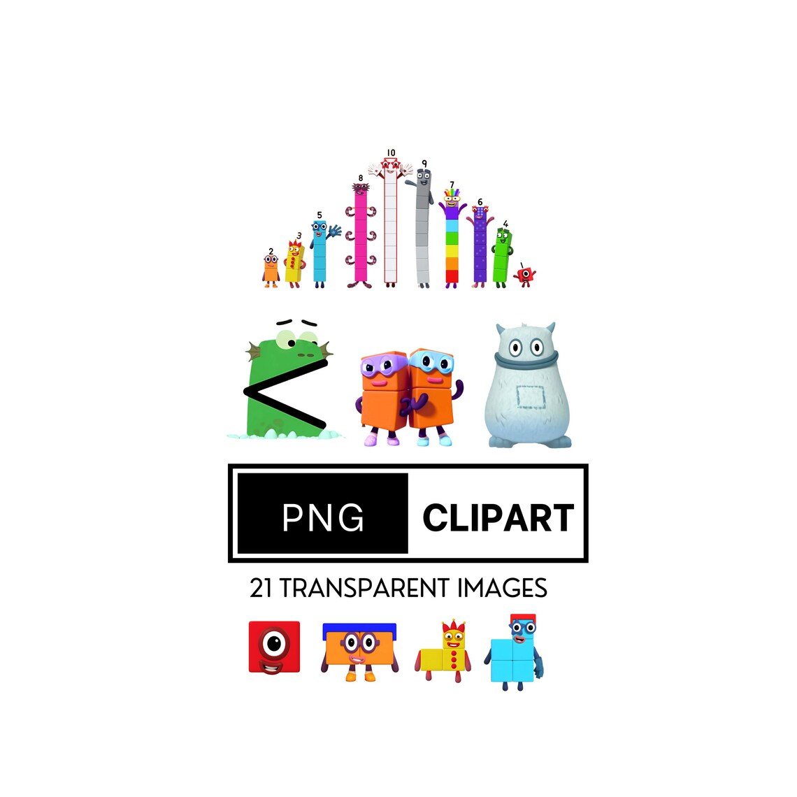 Numberblocks PNG Clipart, Numbers 0 - 10, Big Tum, Terrible Twos ...