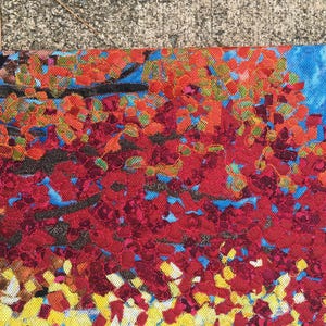 Birch Trees Confetti Landscape Quilted Wallhangig - Etsy