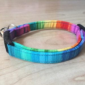 CAT COLLAR Rainbow - Etsy