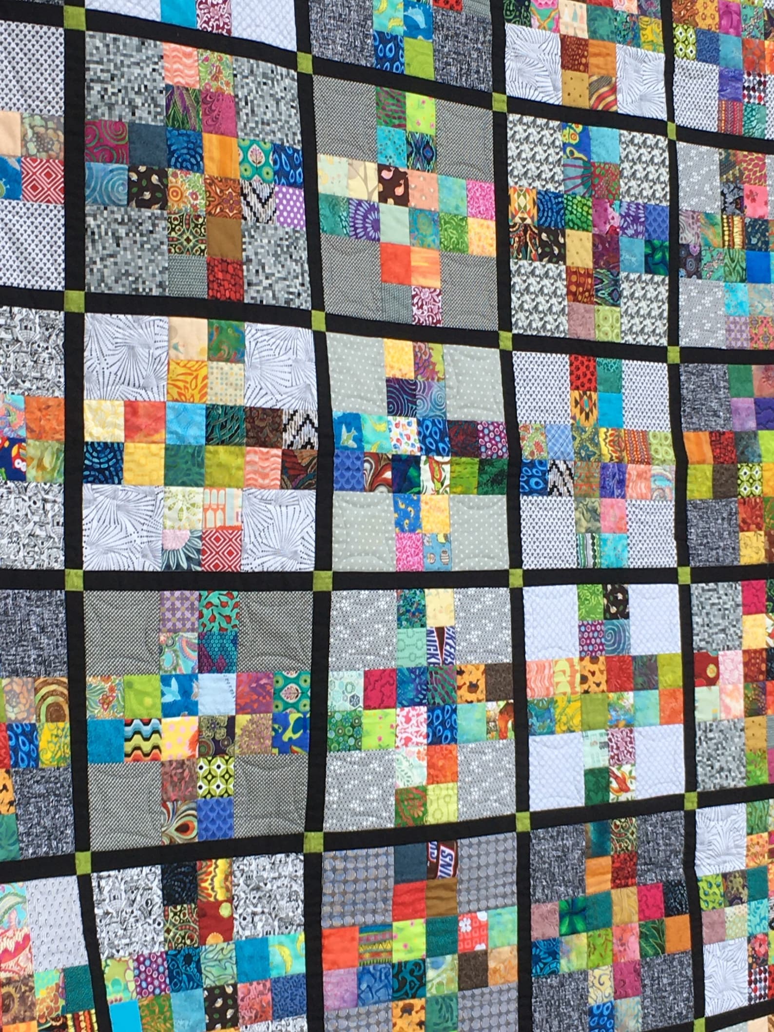 Modern Patchwork Quilt - Etsy