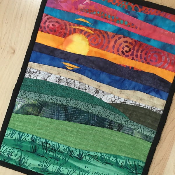 Landscape Art Quilt - Etsy