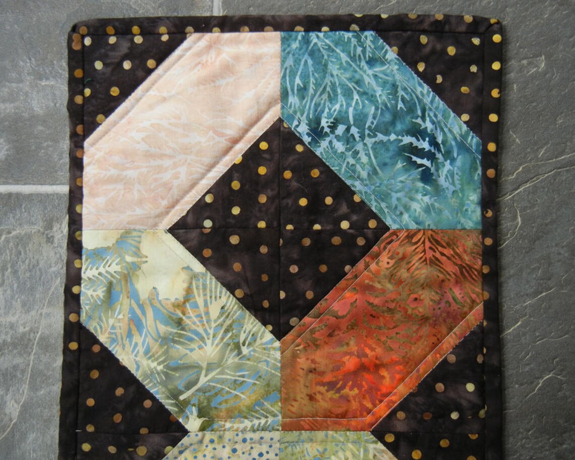 FALL AUTUMN Leaves Batiks Table Runner Topper - Etsy