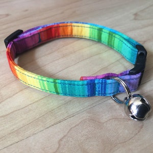 CAT COLLAR Rainbow - Etsy