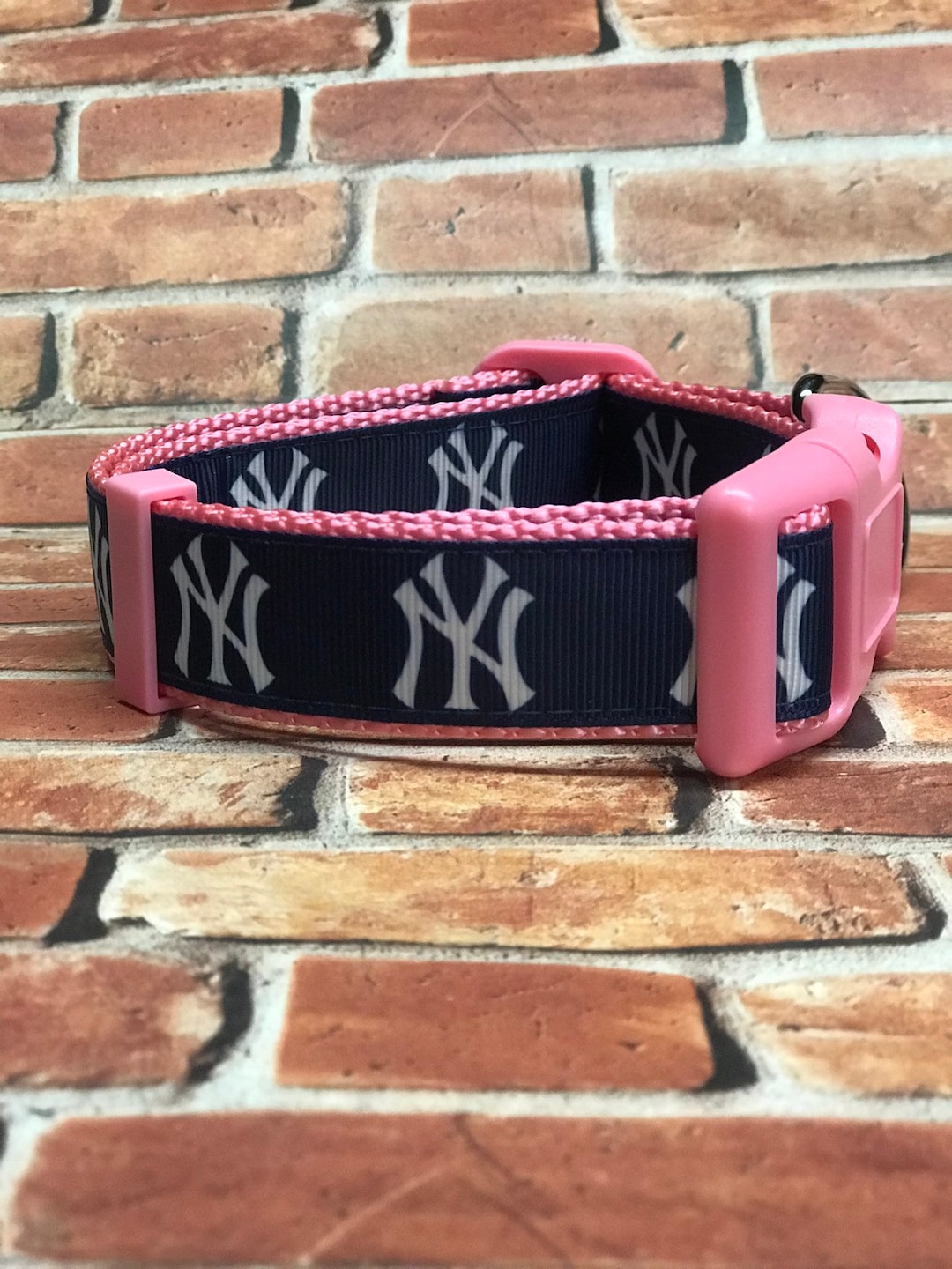 Yankees Inspired Dog Collar: Baseball Fan Pet Collar, Choice of Webbing ...