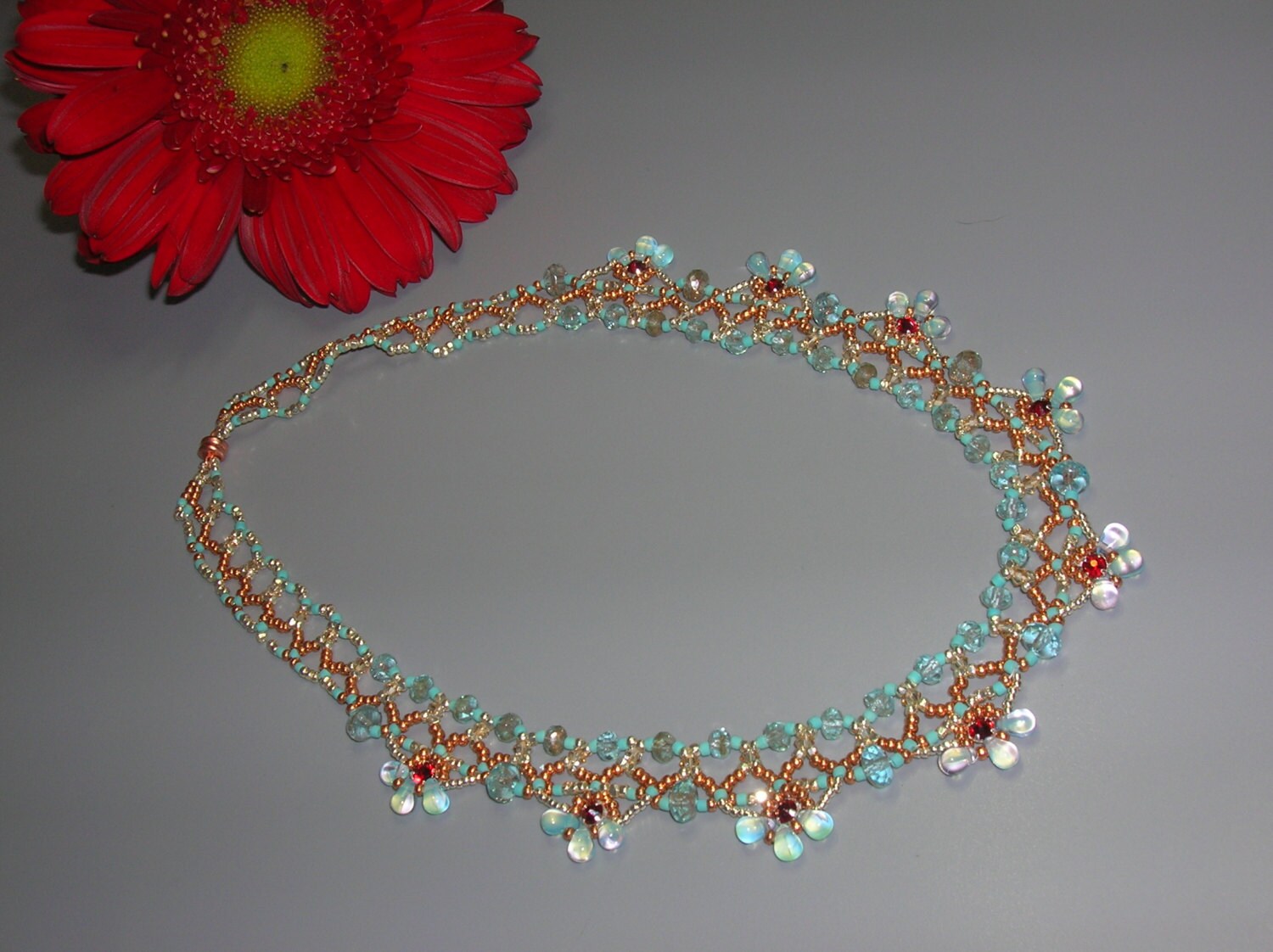 Tutorial - Tenderly Blooming -rondelles and Rose Monte’s Beading ...