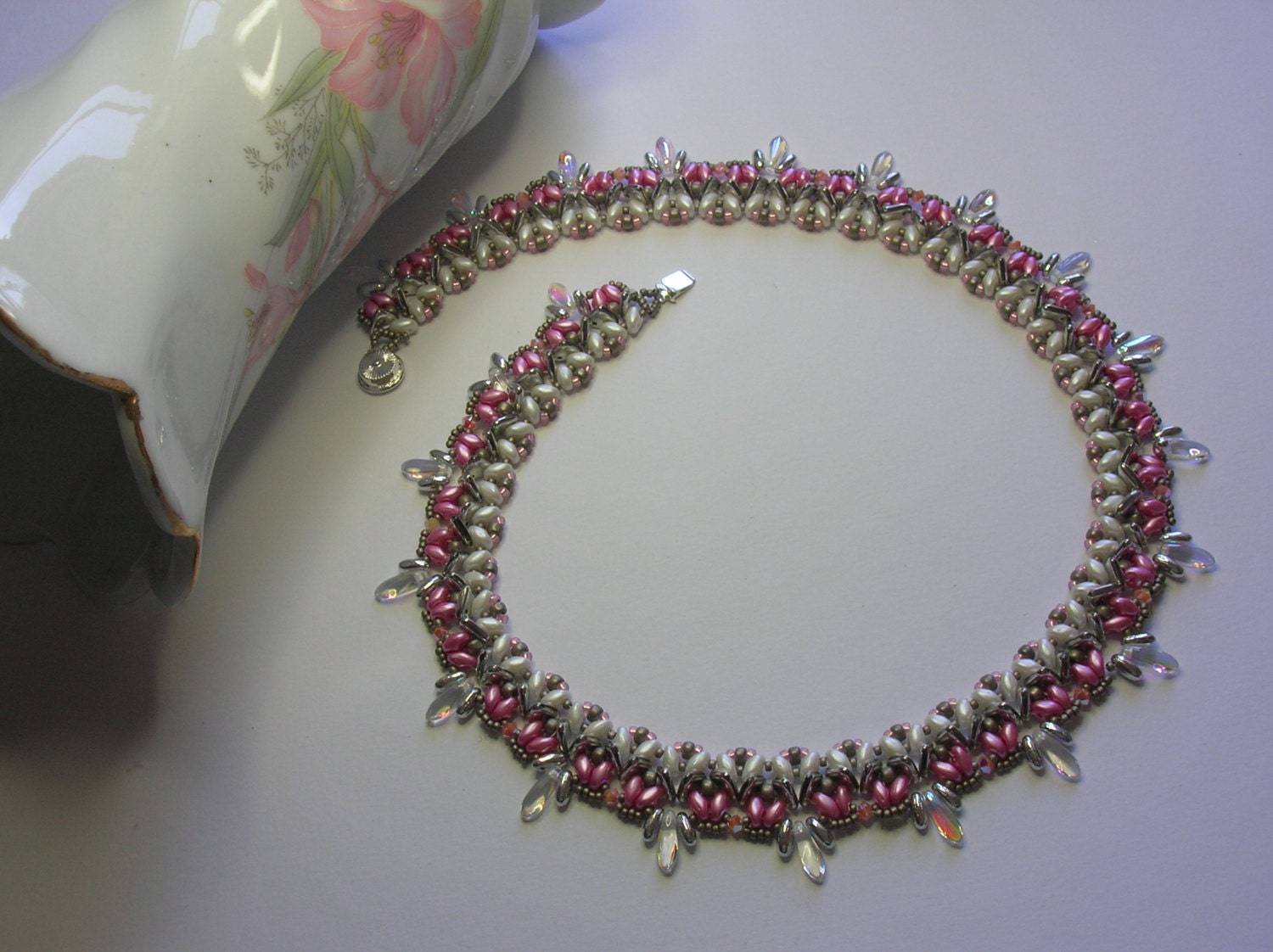 Tutorial - Angel Wings - 2 Holes Triangles & Superduos Beading Tutorial ...