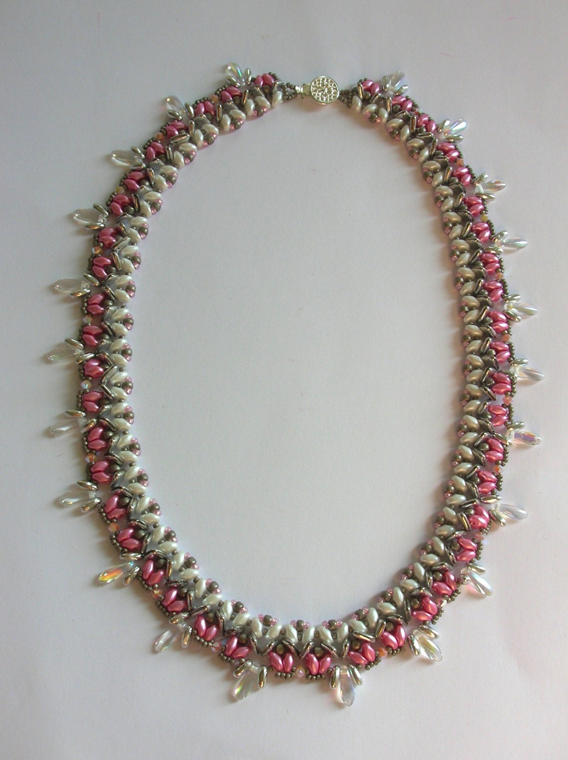 Tutorial - Angel Wings - 2 Holes Triangles & Superduos Beading Tutorial ...