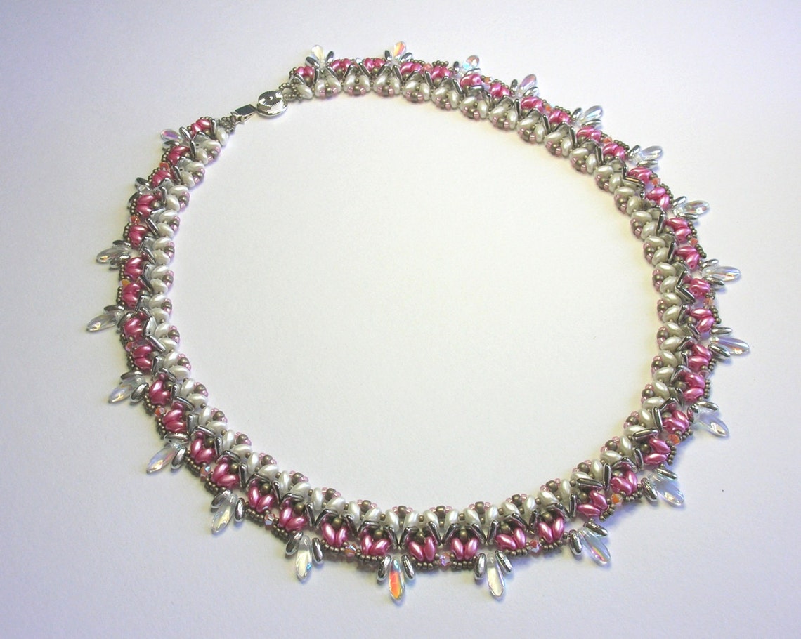 Tutorial Angel Wings 2 Holes Triangles & Superduos Beading - Etsy UK